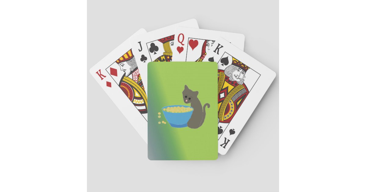 Kitty Cat Poker Cards | Zazzle