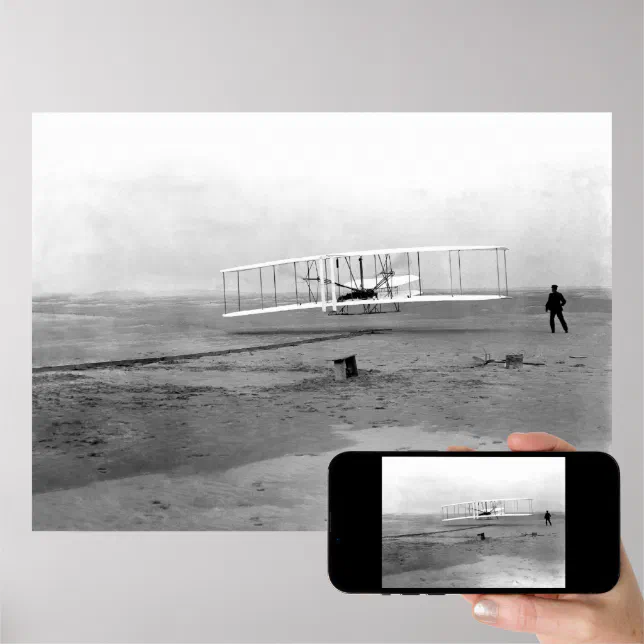 Kitty Hawk, NC Wright Brothers First In Flight Poster | Zazzle