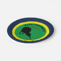 Kiwi Bird & Happy Birthday, New Zealand Party Paper Plates | Zazzle