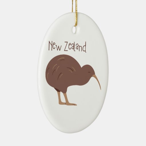 Kiwi New Zealand Bird Ceramic Ornament | Zazzle