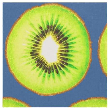 Cute Kiwi Fabric | Zazzle