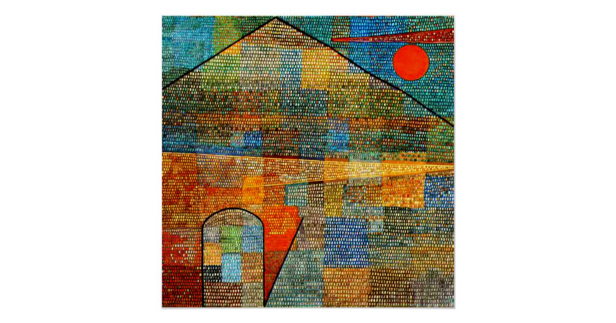 Klee - Ad Parnassus Poster | Zazzle