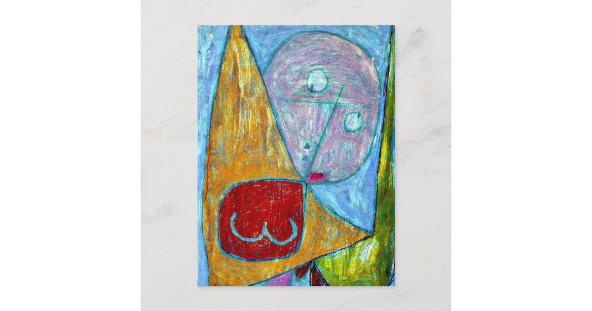 Klee - Angel Still Feminine Postcard | Zazzle