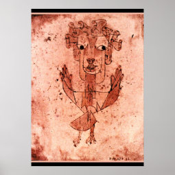 Klee - Angelus Novus (New Angel) Poster | Zazzle