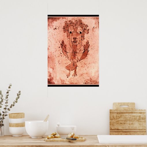 Klee - Angelus Novus (New Angel) Poster | Zazzle