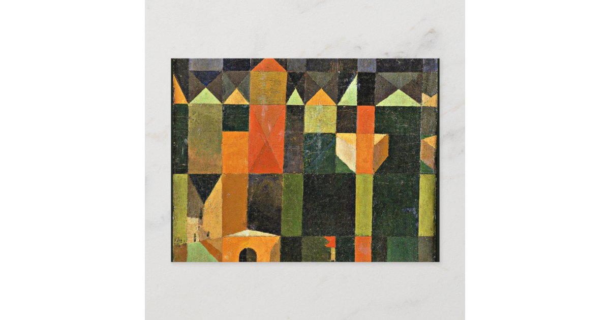 Klee - City of Towers Postcard | Zazzle