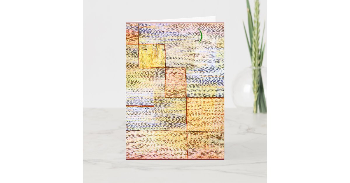 Klee - Clarification, abstract artwork, HD Card | Zazzle