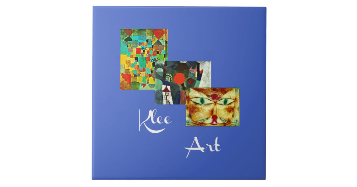 Klee - Collage Ceramic Tile | Zazzle