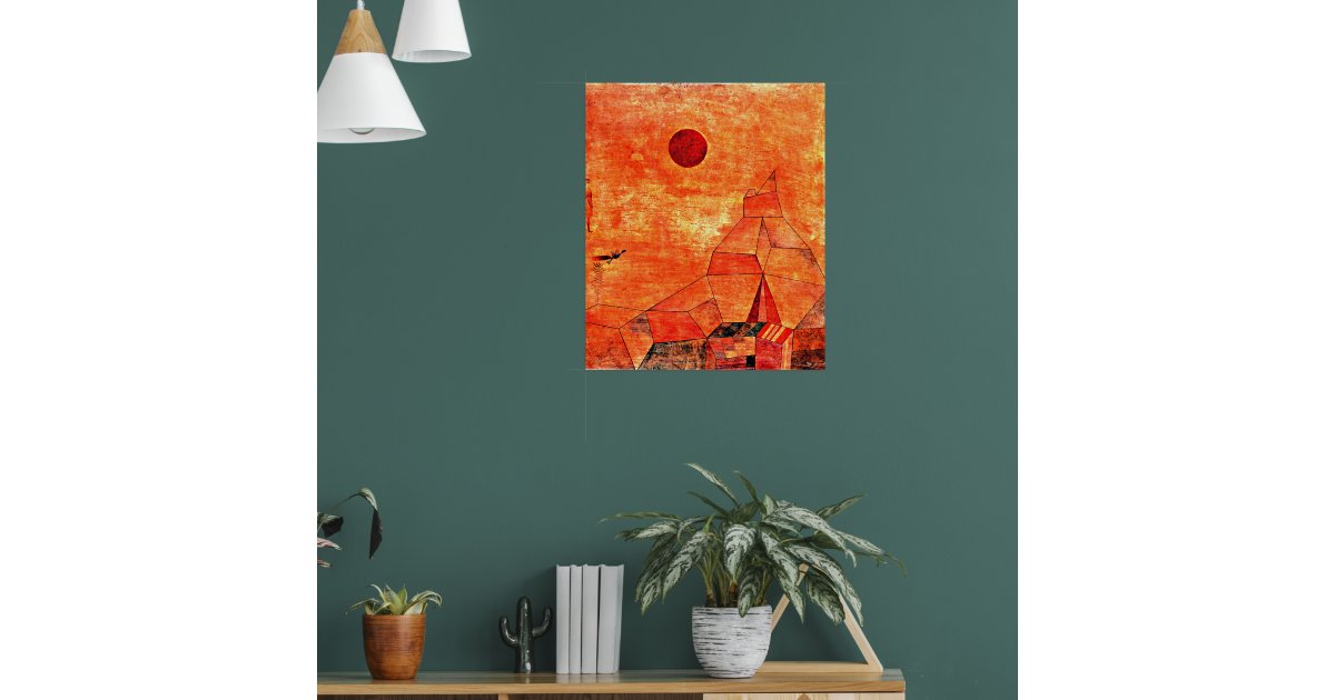 Klee - Colorful painting, Marchen Poster | Zazzle