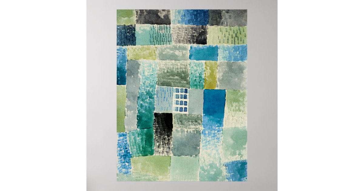 Klee - First House in a Settlement Poster | Zazzle