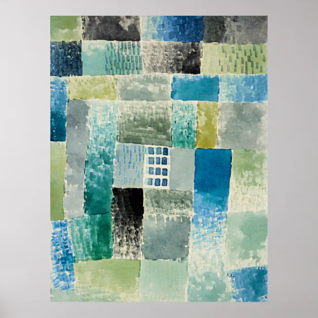 Klee - First House in a Settlement Poster | Zazzle