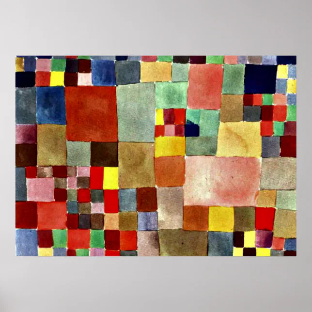 Klee - Flora on Sand Poster | Zazzle