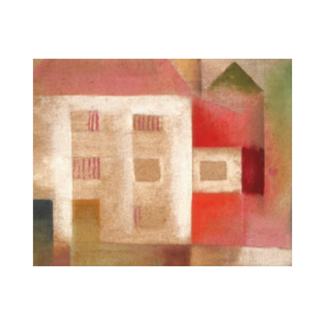 Klee - House in the Suburbs Canvas Print | Zazzle