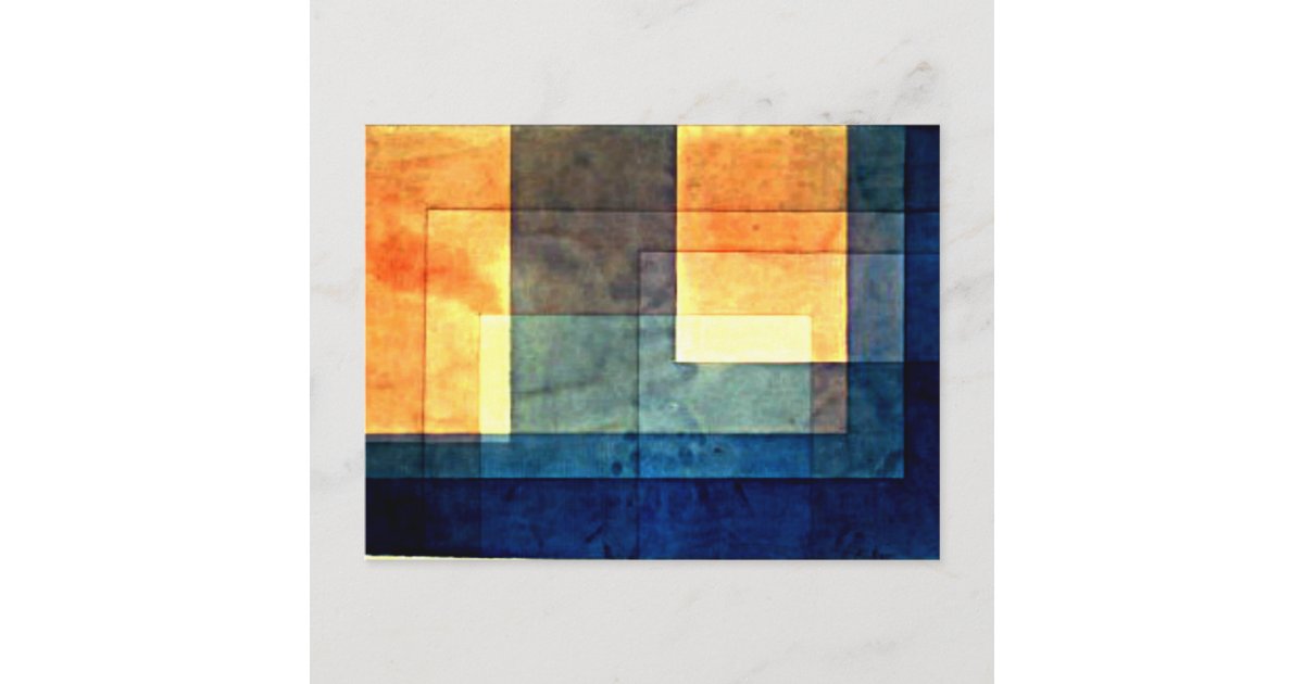 Klee - House on the Water Postcard | Zazzle