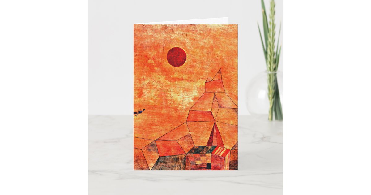 Klee - Marchen, colorful artwork Card | Zazzle
