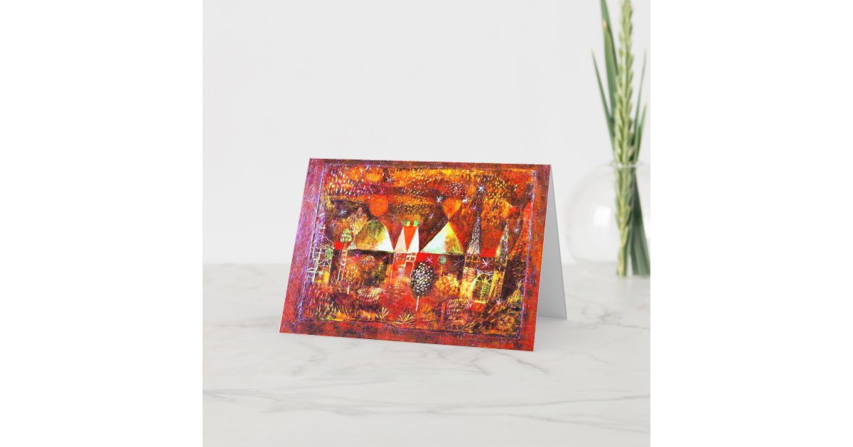 Klee - Nocturnal Festivity Card | Zazzle