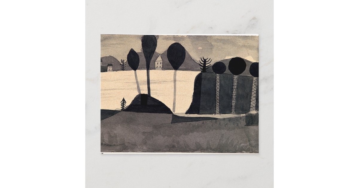 Klee - Park by the Lake Postcard | Zazzle