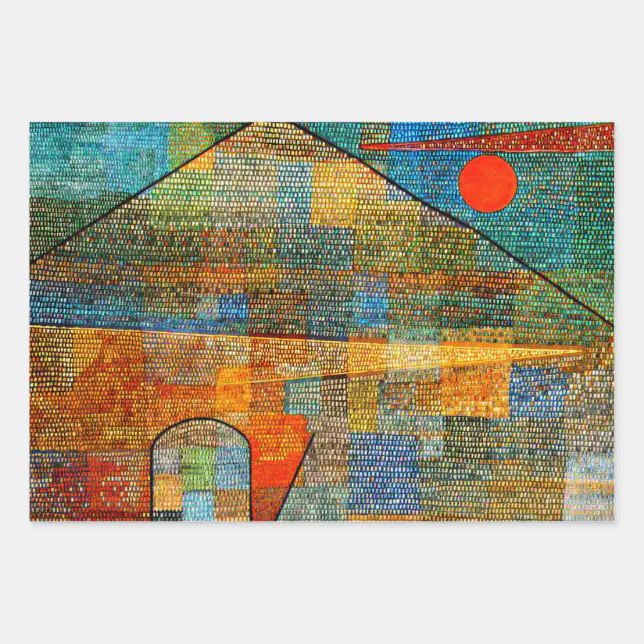 Klee - Popular paintings by Paul Klee Wrapping Paper Sheets | Zazzle