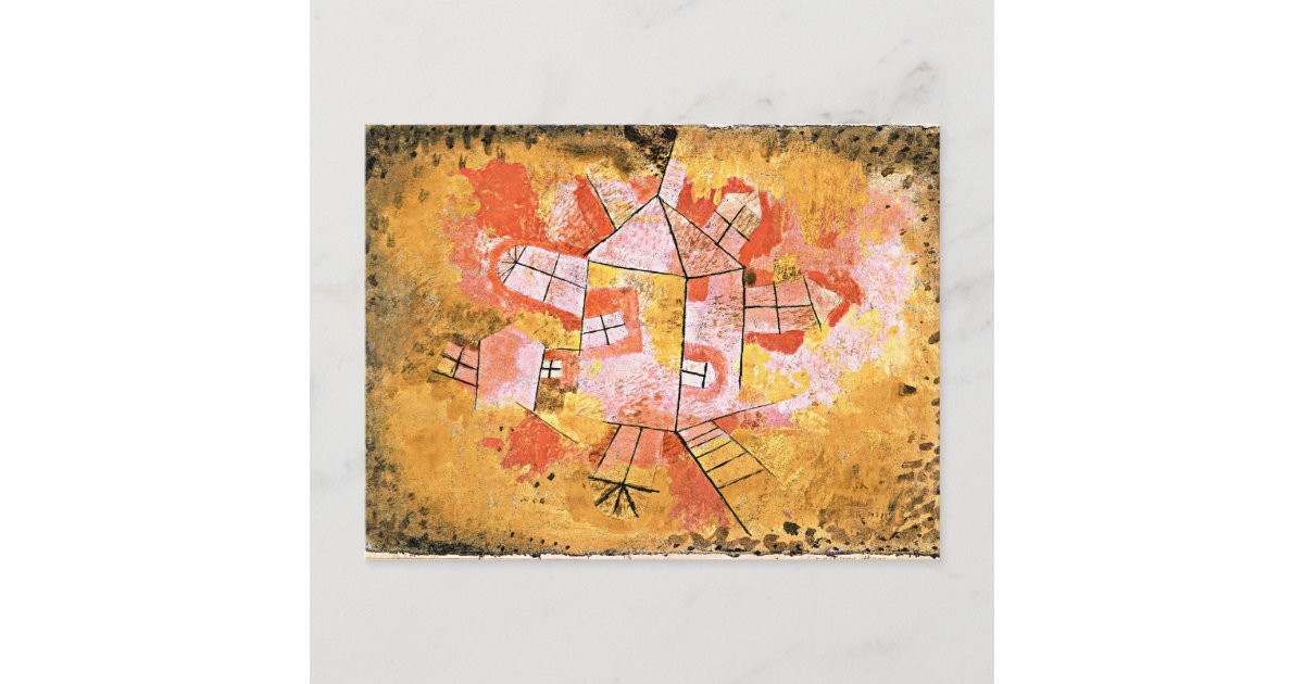 Klee - Revolving House Postcard | Zazzle