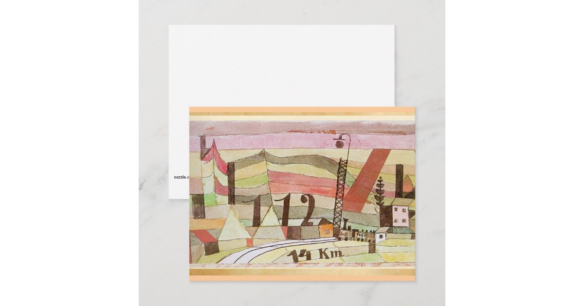 Klee - Station L, 112 Card | Zazzle