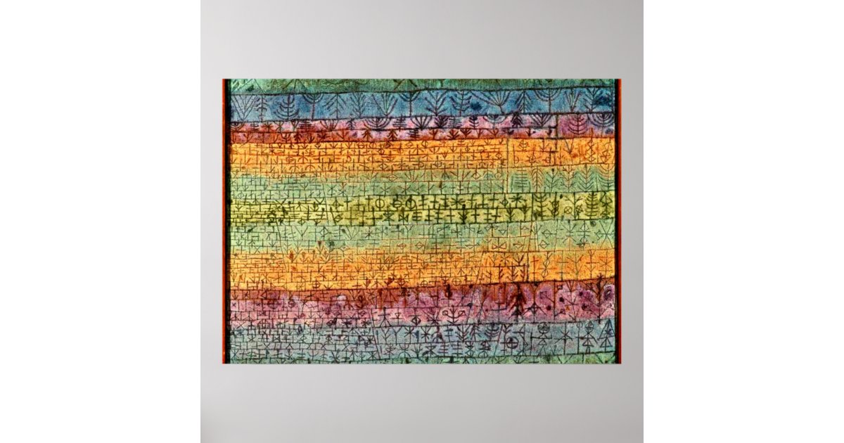 Klee - Tree Nursery Poster | Zazzle