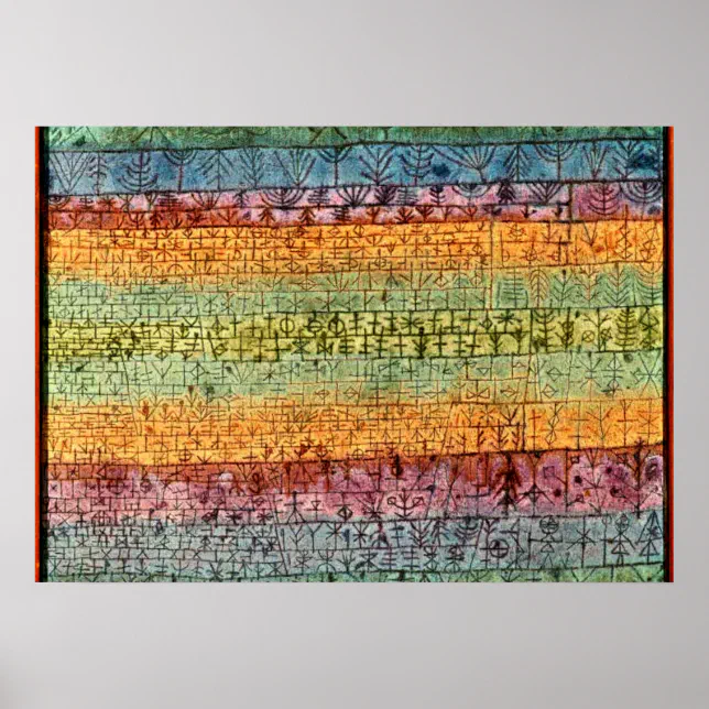 Klee - Tree Nursery Poster | Zazzle