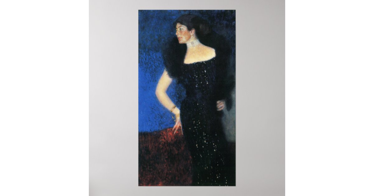 Klimt - Portrait Of Rose Poster | Zazzle