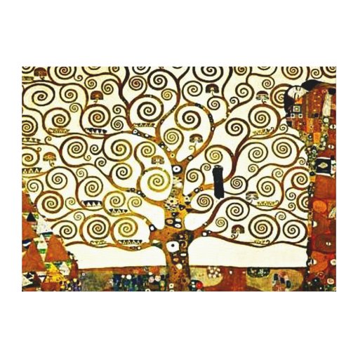 Klimt - The Tree of Life, stoclet frieze Canvas Print | Zazzle