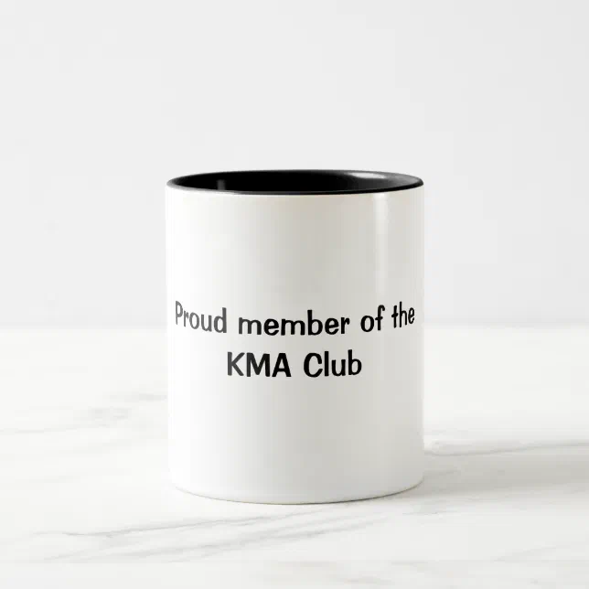 KMA club mug | Zazzle