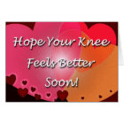 Get Well Soon Knee Surgery Card | Zazzle.com