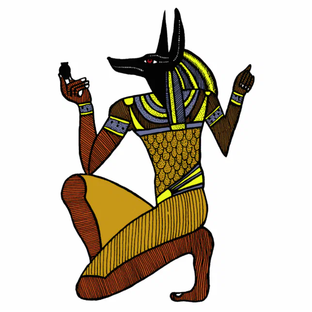 Kneeling Anubis Photo Sculpture | Zazzle