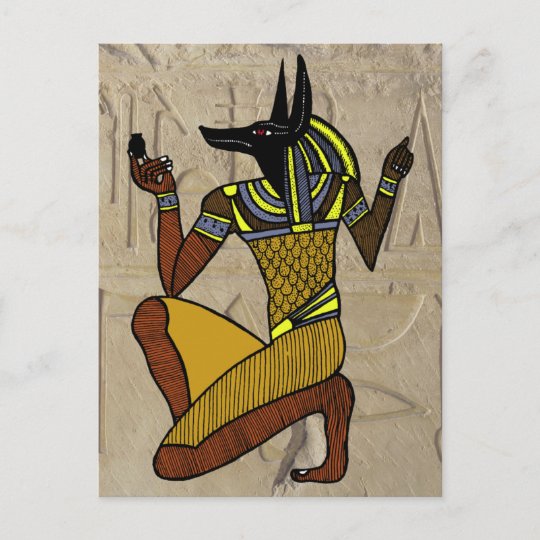 Kneeling Anubis Postcards | Zazzle.com