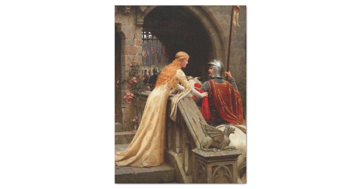 Knight and Lady Tissue Paper | Zazzle