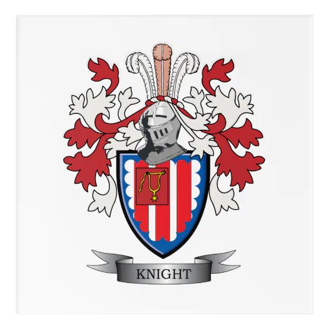 Knight Coat of Arms Acrylic Print | Zazzle