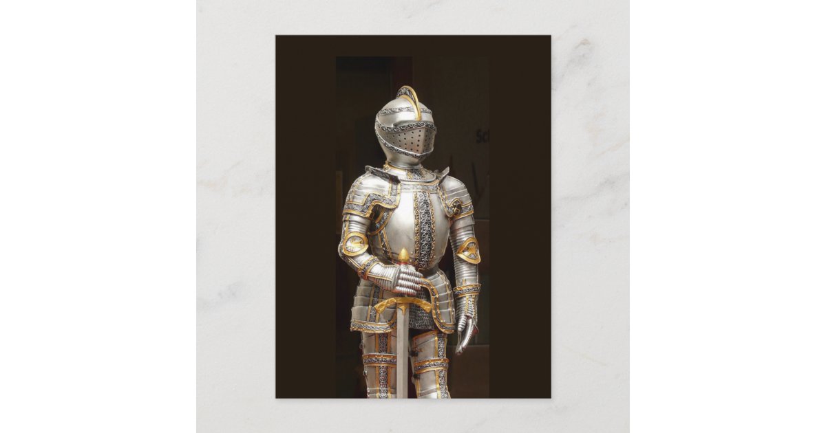 Knight in Shining Armor Postcard | Zazzle