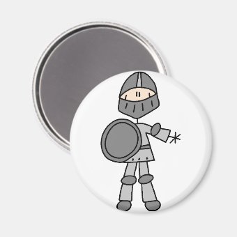 Knight Stick Figure Magnet | Zazzle