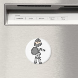 Knight Stick Figure Magnet | Zazzle
