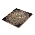 KNIGHT TEMPLAR GEO COIN CERAMIC TILE | Zazzle