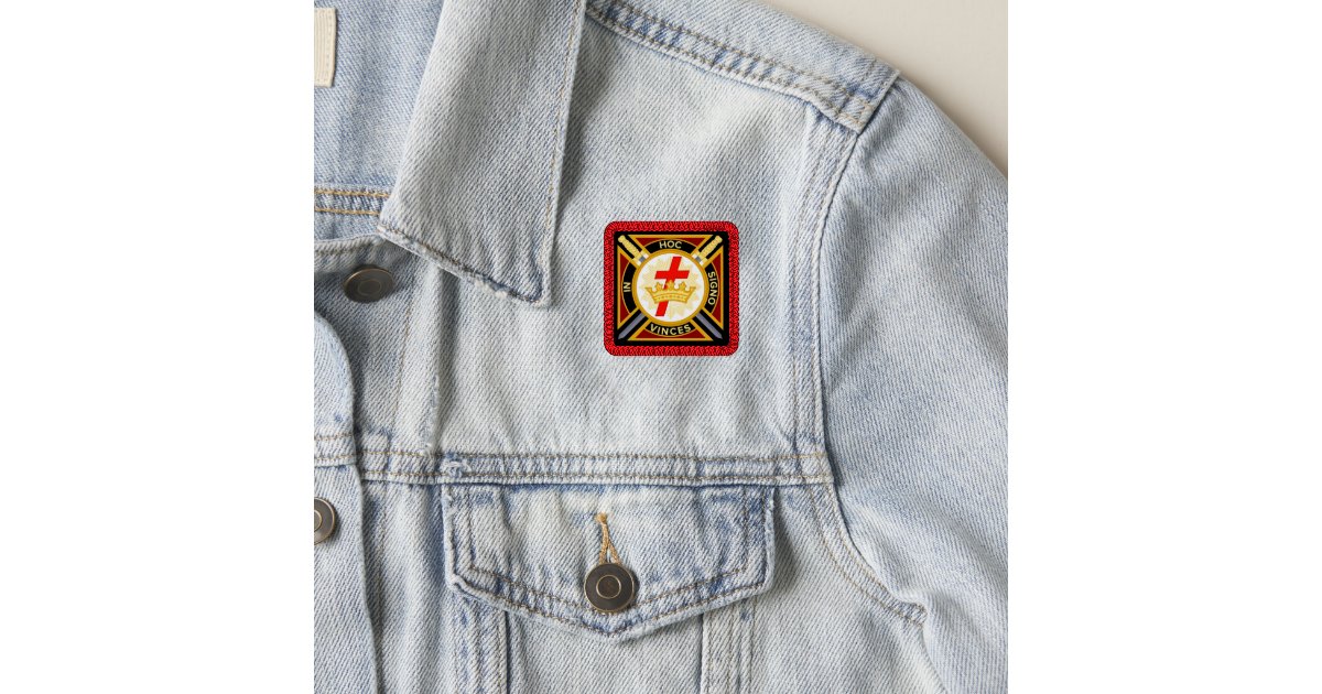 Knight Templar Patch | Zazzle