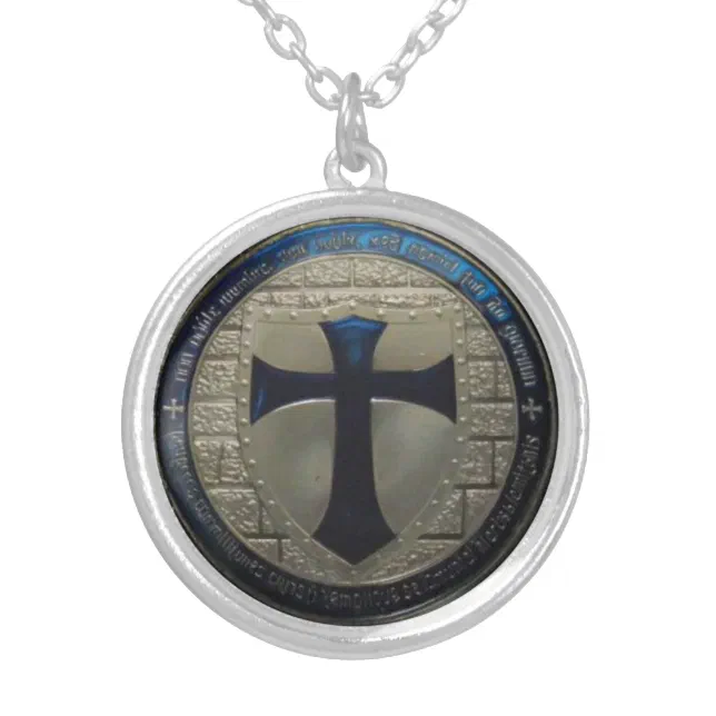 KNIGHT TEMPLAR PENDANT NECKLACE | Zazzle