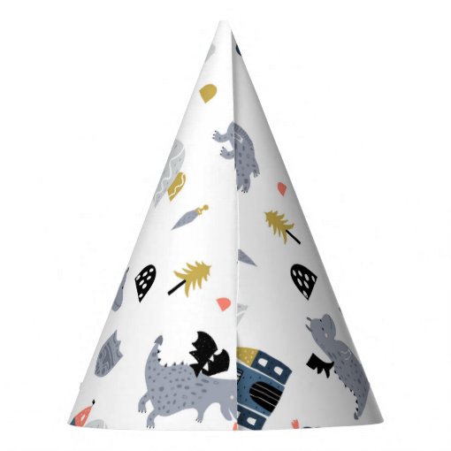 Knights & Dragons | Fairytale King Crown Party Hat | Zazzle