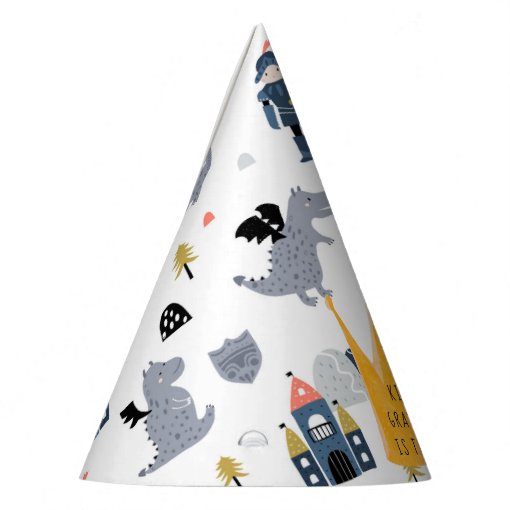 Knights & Dragons | Fairytale King Crown Party Hat | Zazzle