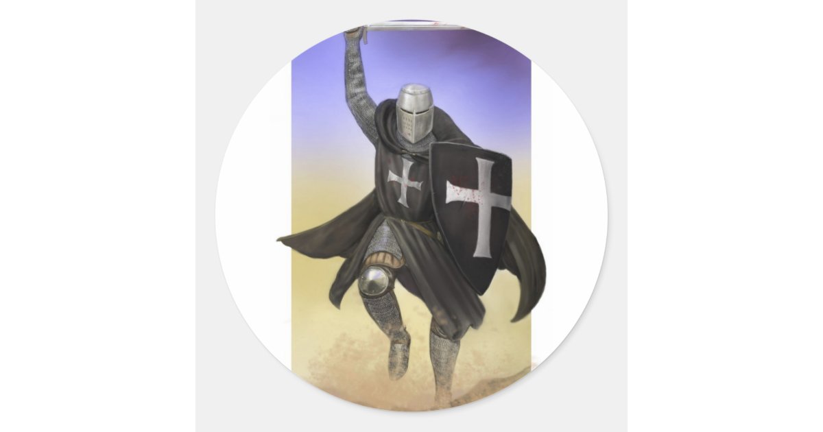 Knights Hospitaller Classic Round Sticker | Zazzle