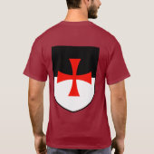 Knights Templar Beauceant with Cross Shirt | Zazzle