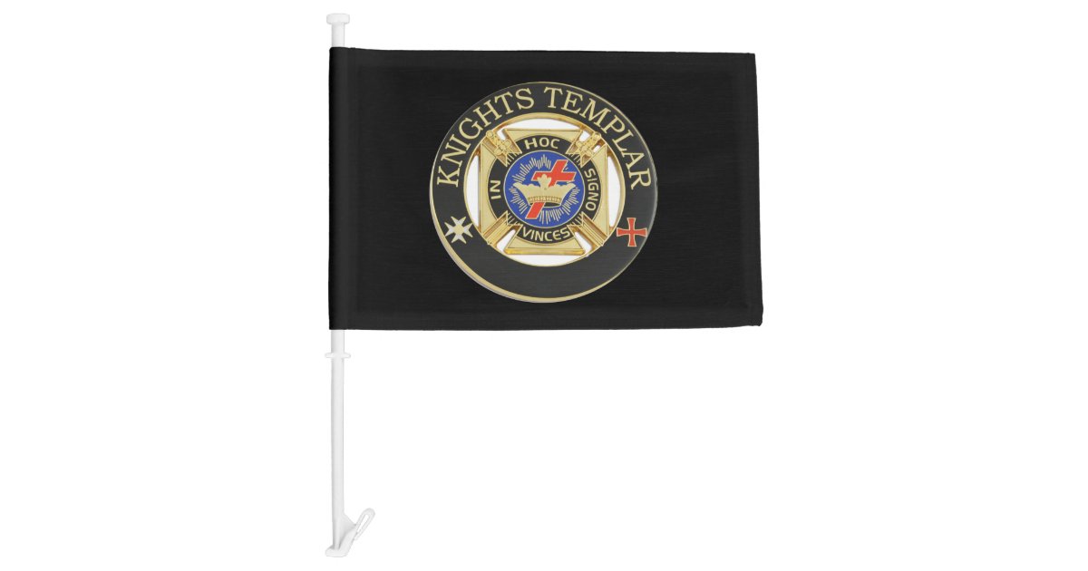 Knights Templar Car Flag | Zazzle