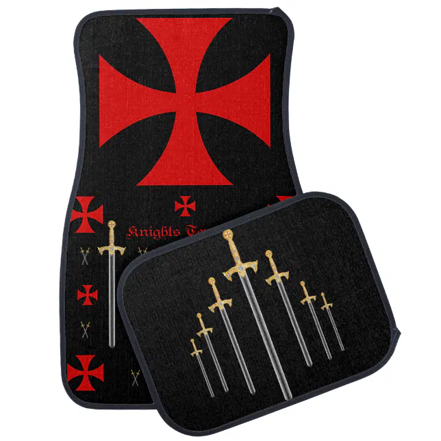 Knights Templar Car Mat | Zazzle