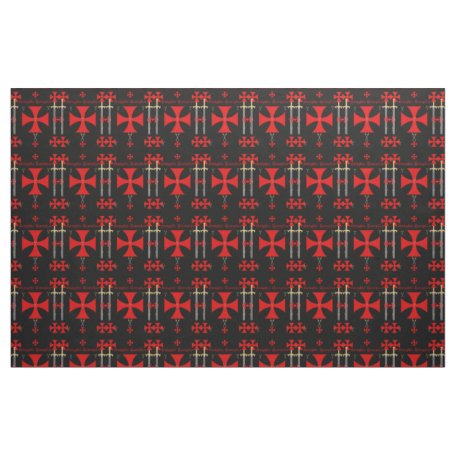 Templar knight fabric | Zazzle.com