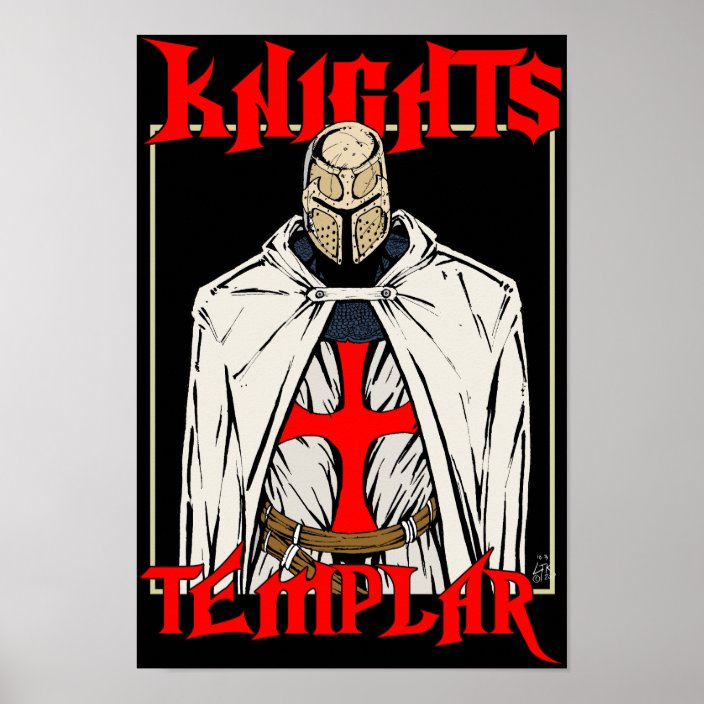 Knights Templar Poster | Zazzle.com