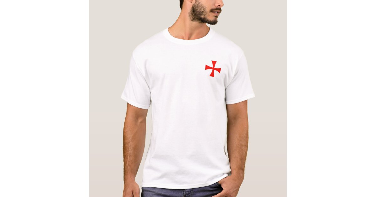 Knights Templar Sword and Mace Shirt | Zazzle