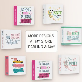 Knit Happens Funny Pun - Custom Knitting Pattern 3 Ring Binder | Zazzle